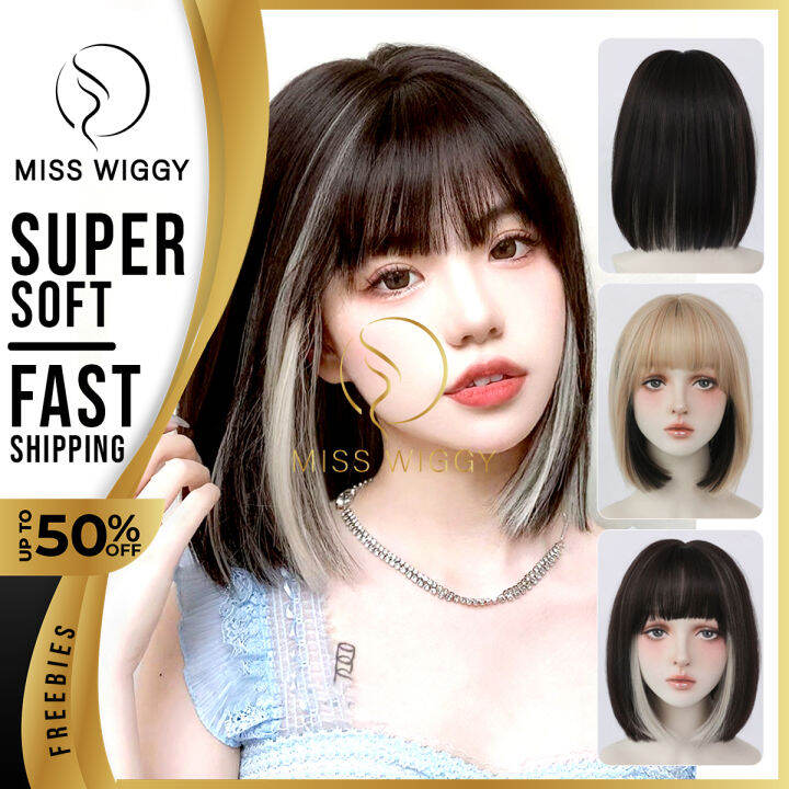 【Miss Wiggy】 Super Soft 33cm Wig Hair Extension For Women Korean Japan ...
