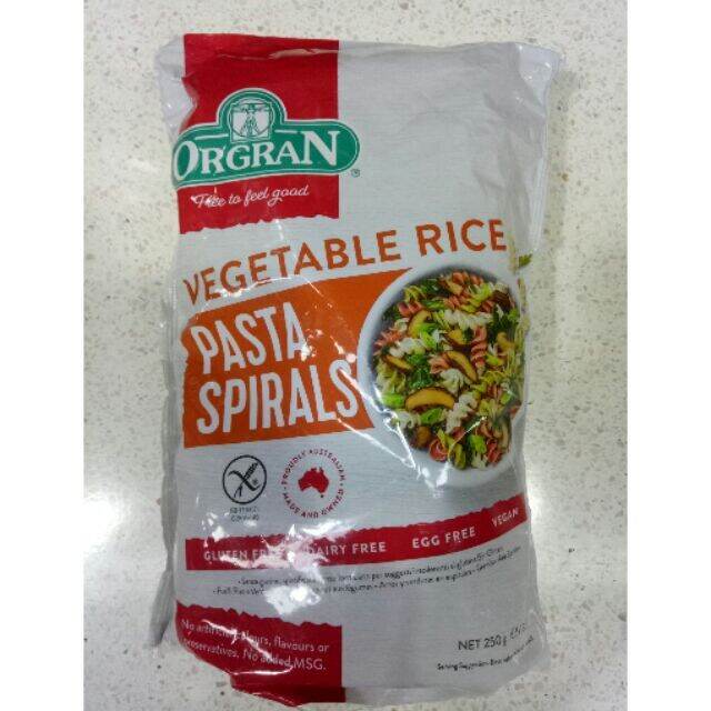 [Free Shipping] [] Orgran Vegetable Rice Pasta 250gm KM16 foodland food ...