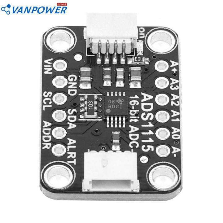 ADS1115 16 Bit I2C Module 2.0V To 5.5V Precision ADC 4 Channel ...