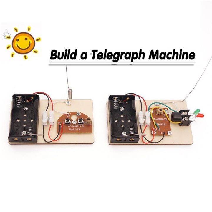 Build a Telegraph Machine Toy Child Education Toy Learn Morse Code Toy ...
