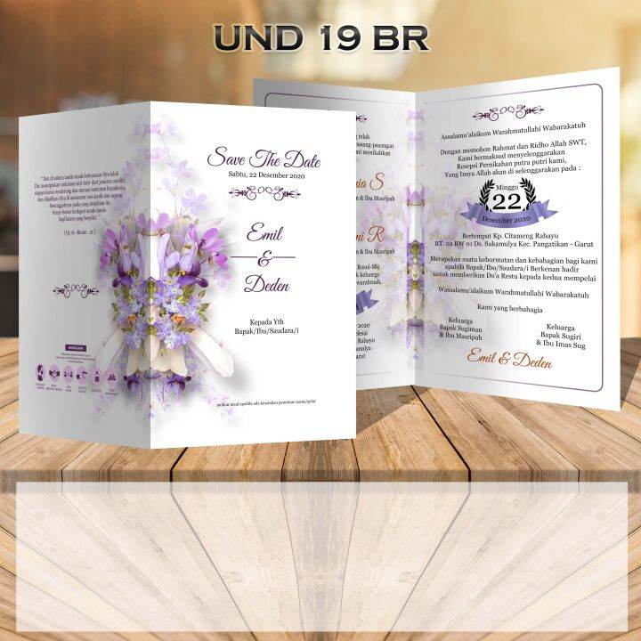 (50) Undangan, Undangan Pernikahan, Khitanan. Sunatan, Cetak Cepat ...