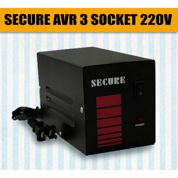 ☬Secure Computer AVR 3 Socket 220V | Lazada PH