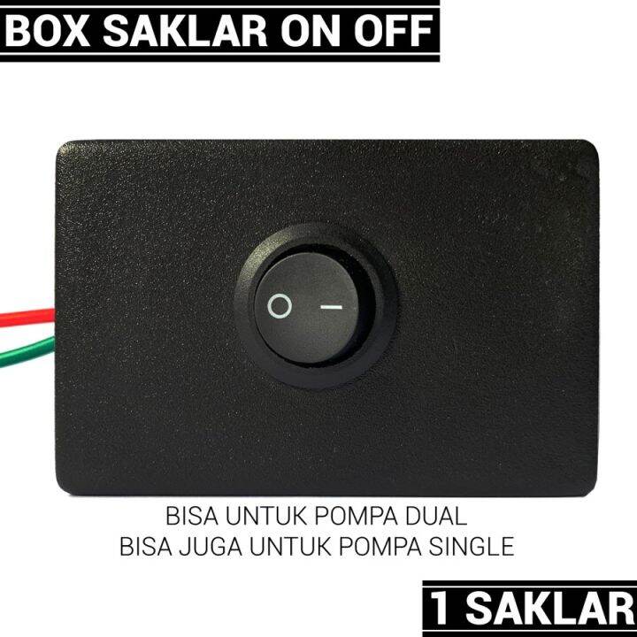Box Saklar On Off Kotak Dilengkapi dengan 1 Saklar dan Jac DC | Lazada ...