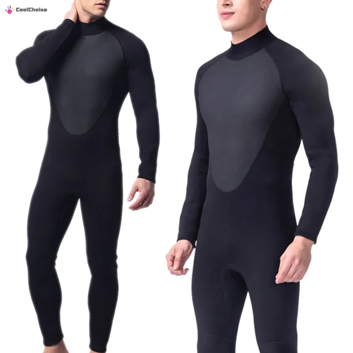 Neoprene Men Full Bodysuit Wetsuit 3mm Scuba Diving Thermal Full Suit ...