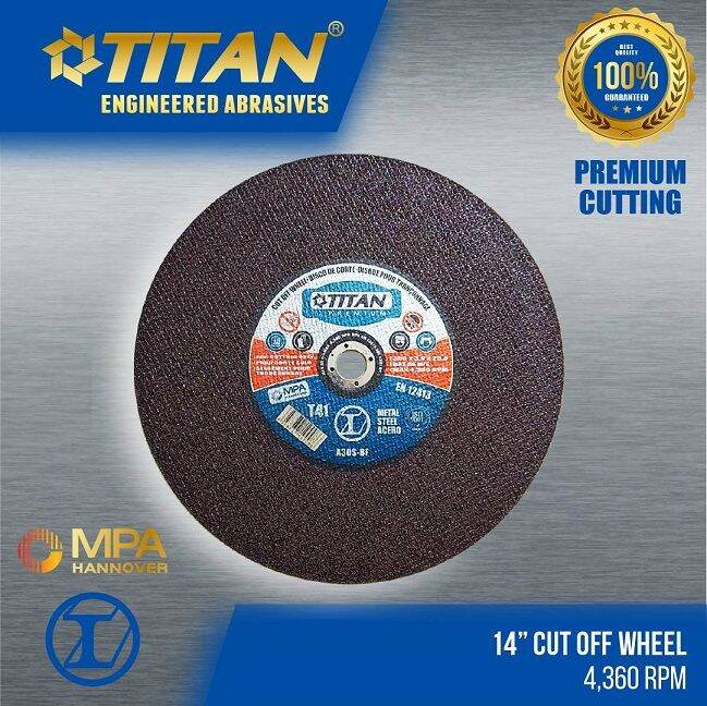 Titan cut off wheel 14 inches chop saw blade | Lazada PH