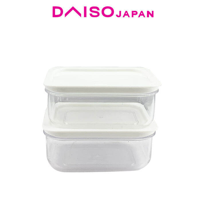 Daiso Food Transparent Container (180ml, 2 Pieces) | Lazada PH