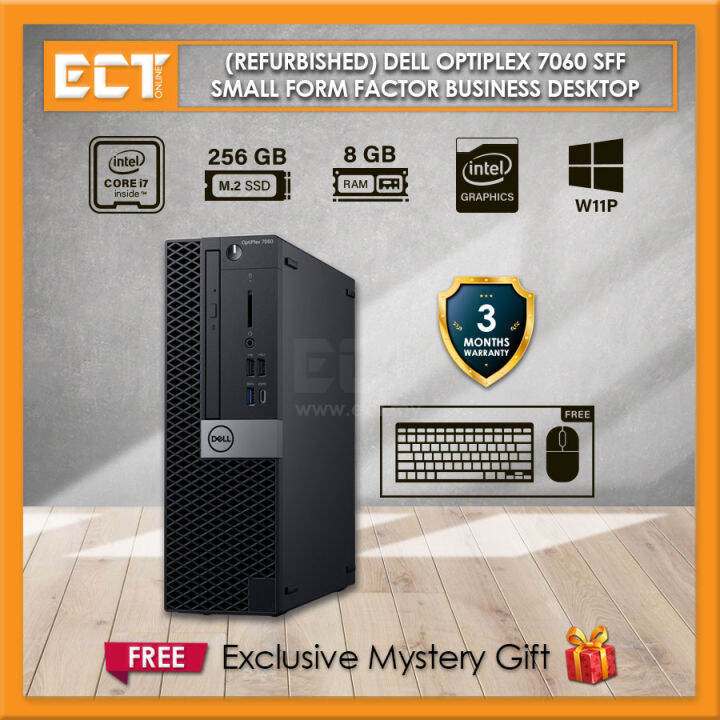 (Refurbished) Dell Optiplex 7060 SFF Small Form Factor Business Desktop ...