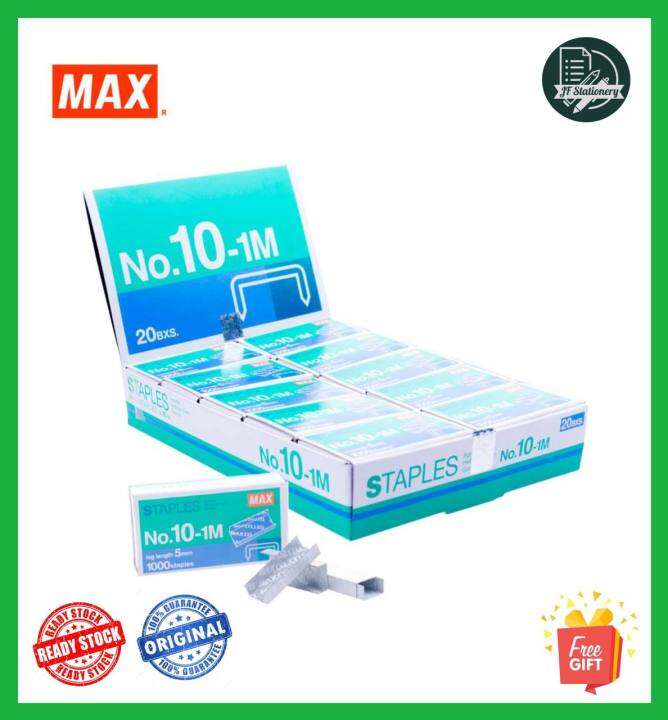 Max No.10-1M Staples Authentic Max Bullet - 20 Boxes | Lazada