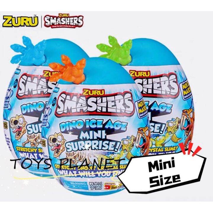 ZURU SMASHERS DINO ICE AGE MINI SURPRISE EGG (7456) | Lazada PH