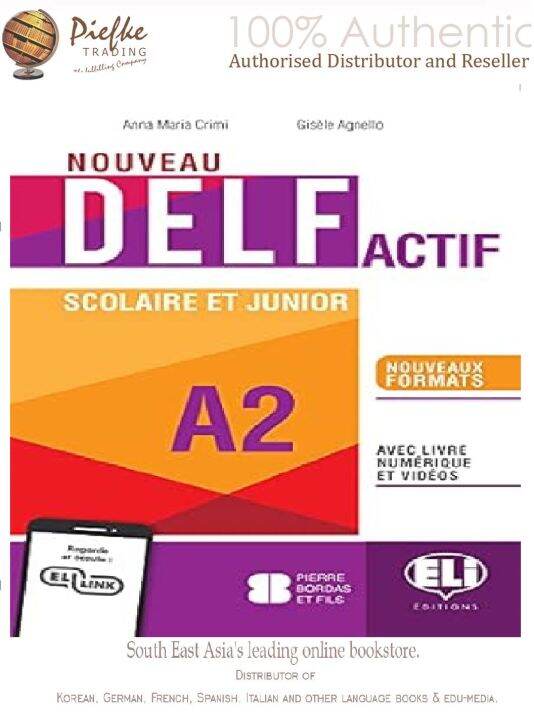DELF Actif Scolaire et Junior : A2 Book หนังสือ A2 (นำเข้าของแท้100% ...