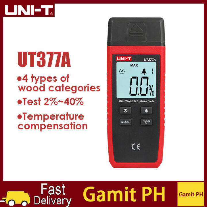 [Gamit PH]UNI-T UT377A Wood Moisture Meter Digital Hygrometer Humidity ...