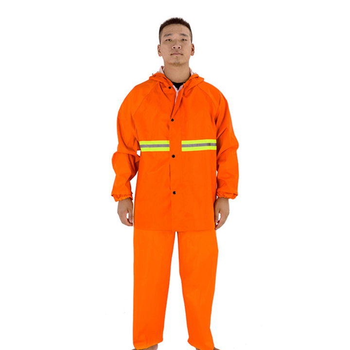 H-908 KAPOTE ORANGE Reflective Raincoat set for Adult | Lazada PH