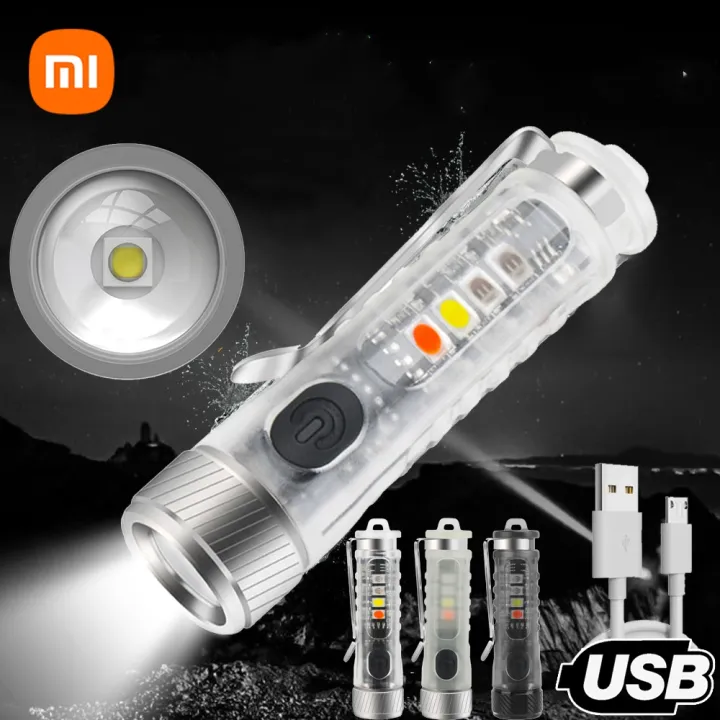 【hot】 XIAOMI High Power LED Flashlights USB Rechargeable Flashlight ...