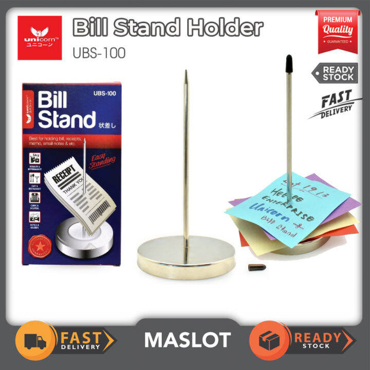 Unicorn Bill Receipt Stand Holder 130mm UBS-100 | Lazada