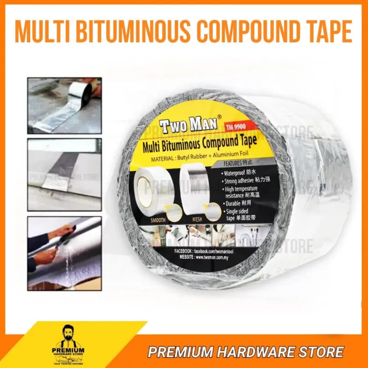 PREMIUM Multi Bituminous Compound Tape Aluminum Foil Tape Butyl Roof ...