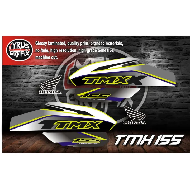 sticker decals motorcycle HONDA TMX 155 STOCK DECALS | Lazada PH
