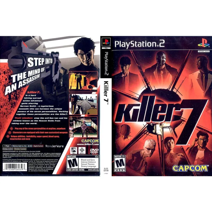 แผ่นเกมส์ PS2 Killer 7 แผ่นไรท์ สกรีนแผ่น คุณภาพ ส่งไว | Lazada.co.th