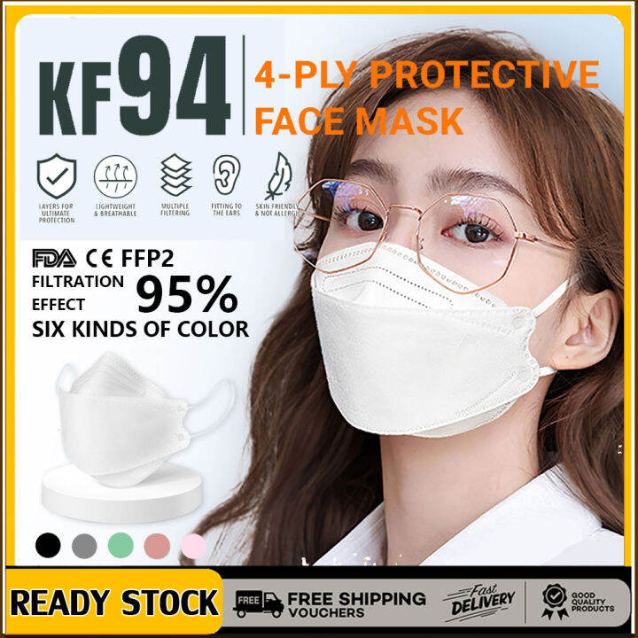 (KF94 face mask 10pcs)mask kf94 50pcs kf94 facemask malaysia made in ...