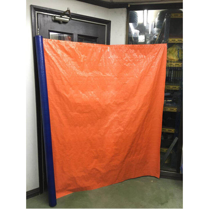 6ft x 1 Meter Blue Orange Canvas Waterproof PE Tarpauline | Lazada