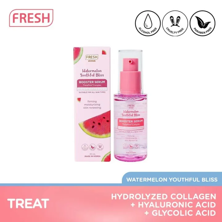 Fresh Skinlab Watermelon Youthful Bliss Booster Serum 30 mL | Lazada PH