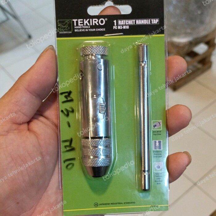 gagang tap rachet m5-m12 tekiro - handle rachet taps tekiro m5-m12 jt ...
