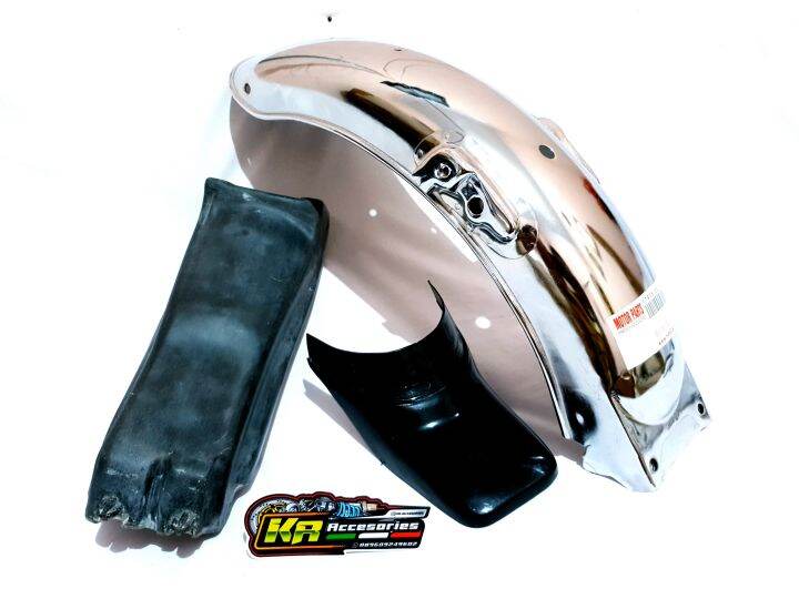 Slebor Belakang GL 100 Threestar Krom + Slebor Tengah GL 100 Repro ...