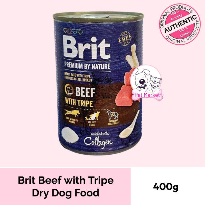BRIT BEEF WITH TRIPE WET DOG FOOD 400G | Lazada PH