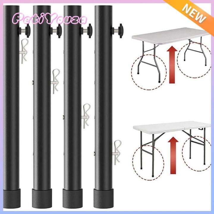 PETIYOUZA Portable Furniture Leg Stainless Steel Universal Desk Leg ...