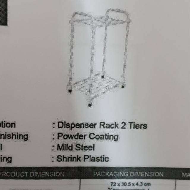 Dispenser Rack Mami1 Rak Penyimpanan Galon Air | Lazada Indonesia