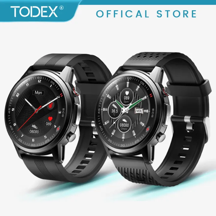 TODEX 2021 Original Smartwatch F800ความแม่นยำสูง ECG PCG Body อุณหภูมิ ...