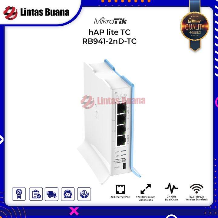Mikrotik RB941 Router RB941-2nD-TC HAP Lite - Blue White | Lazada Indonesia