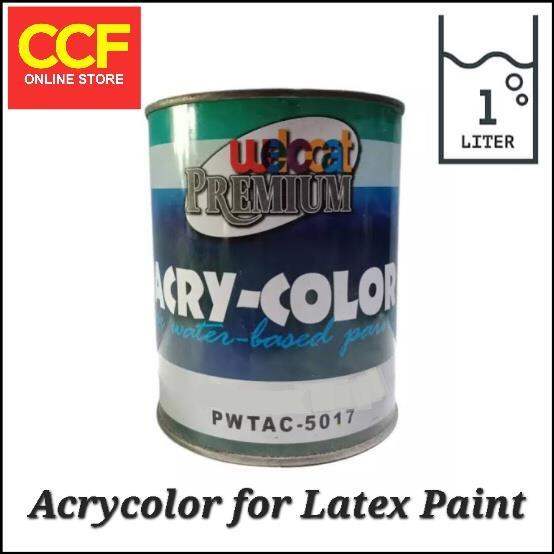 Welcoat Acry Color Acri Color Acricolor Latex Color 1 Liter | Lazada PH