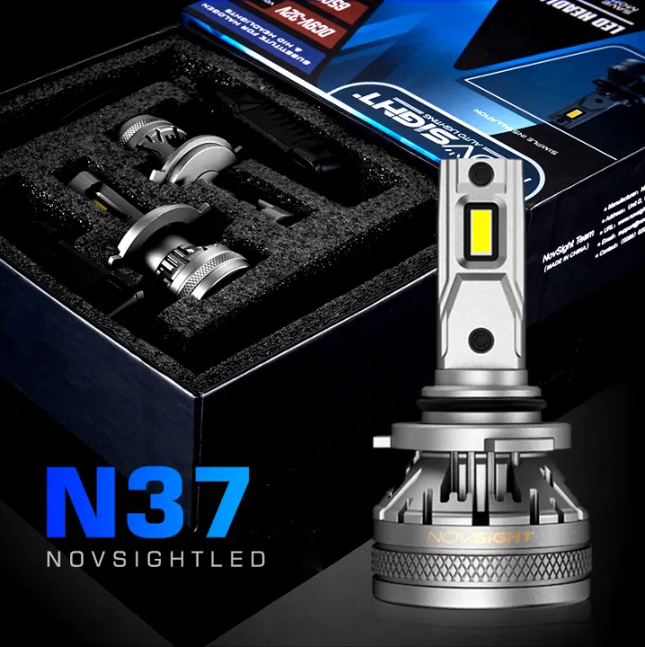 NOVSIGHT H7 Led Car Headlight Bulbs H4 H7 H11 9005 9006 120W 22000LM ...