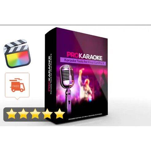 Pixel Film Studios - PROKARAOKE Final Cut Pro X FCPX M1 plugin effect KARAOKE title text plug in ...