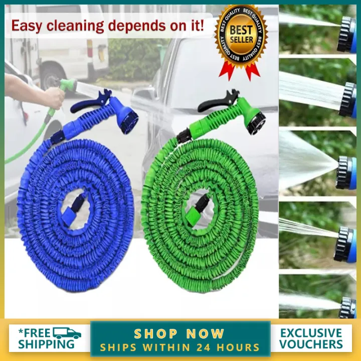 RMS Magic Hose Expandable Flexible Plastic Hose With Spray Gun ( 30m ...