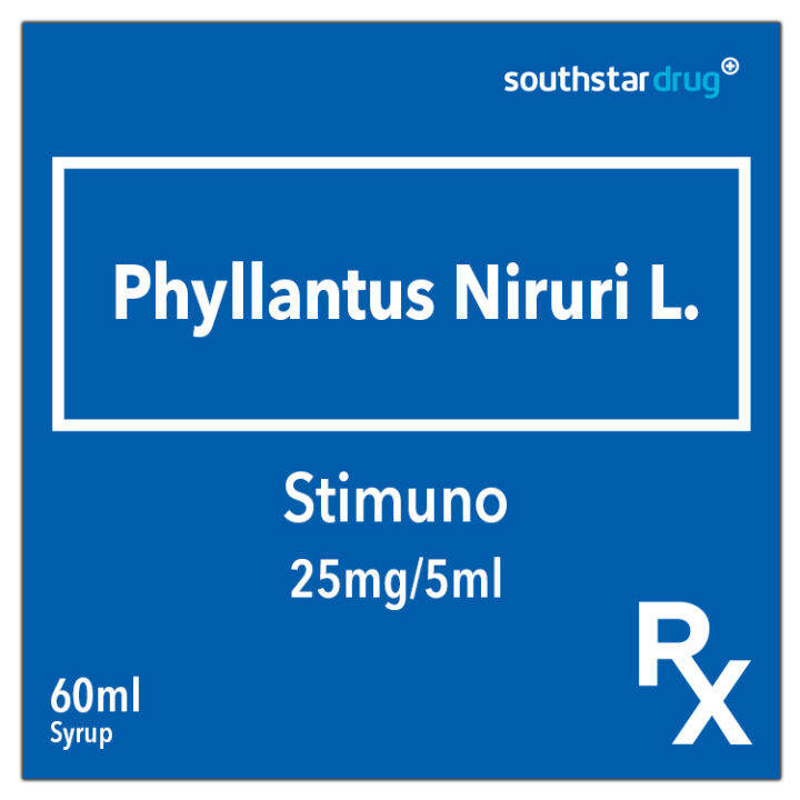 Rx: Stimuno 25mg / 5ml 60ml Syrup | Lazada PH