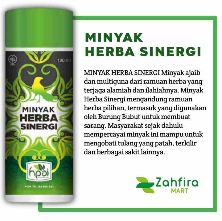Minyak Herba Sinergi MHS HPAI Butbut Minyak Herbal Penyembuh Orginal ...