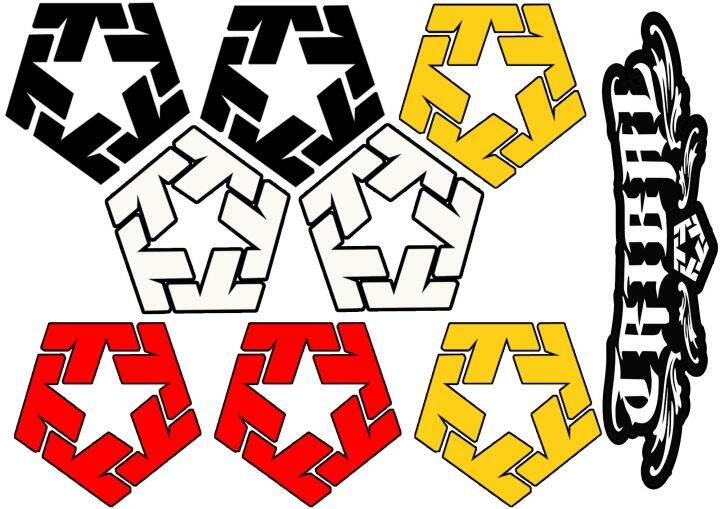 tribal logo 1 set a4 size waterproof vinyl sticker | Lazada PH