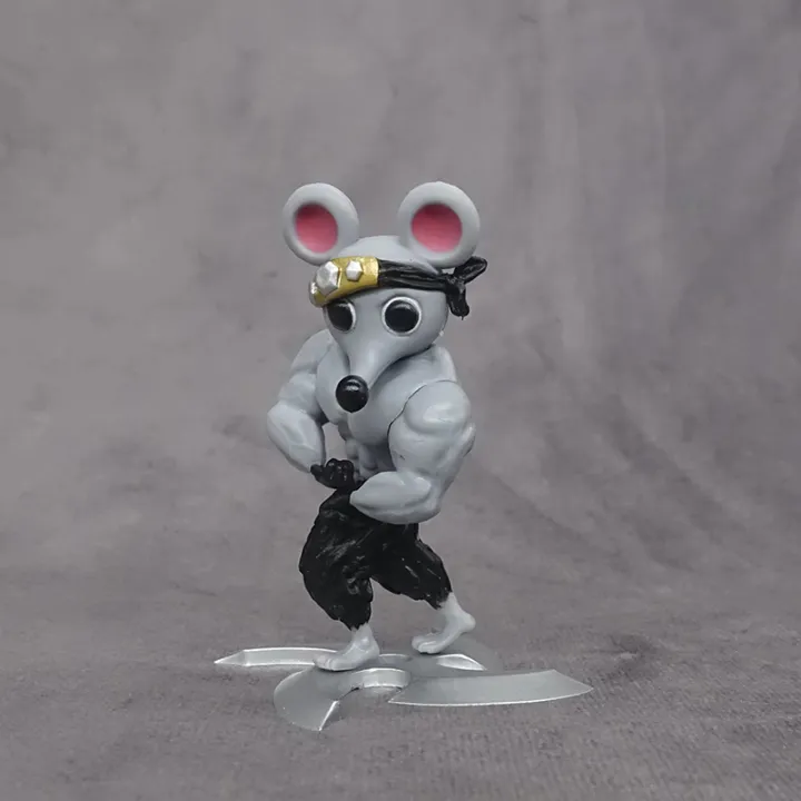[In stock] Anime Demon Slayer Muscle Mouse Action Figure Muscle Rat of ...