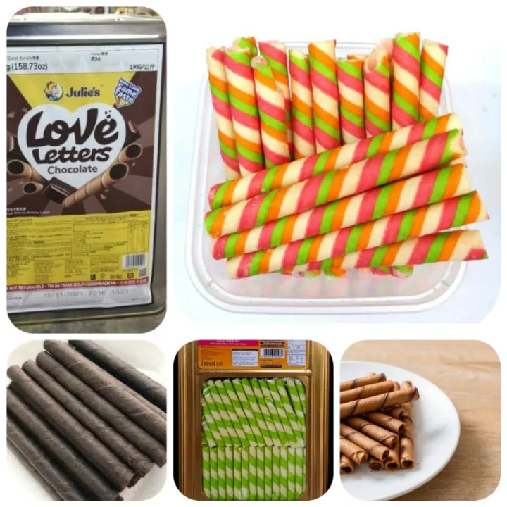 Biskut roll stick coklat 300g/Julie love letter 280g | Lazada
