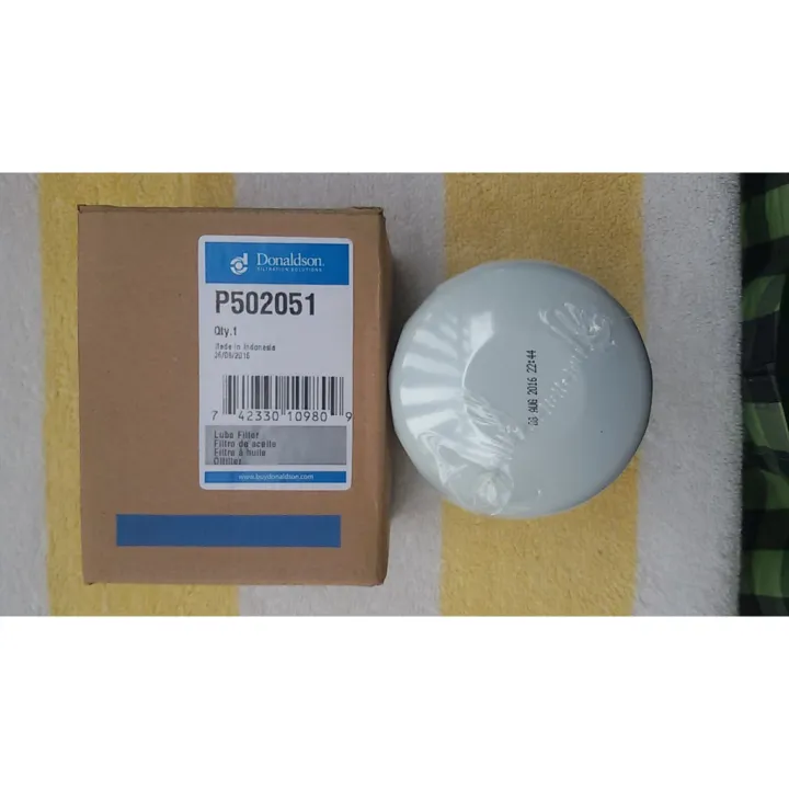 GENUINE SJS Donaldson P502051 Oil Filter for KOMATSU MITSUBISHI 4N15 ...