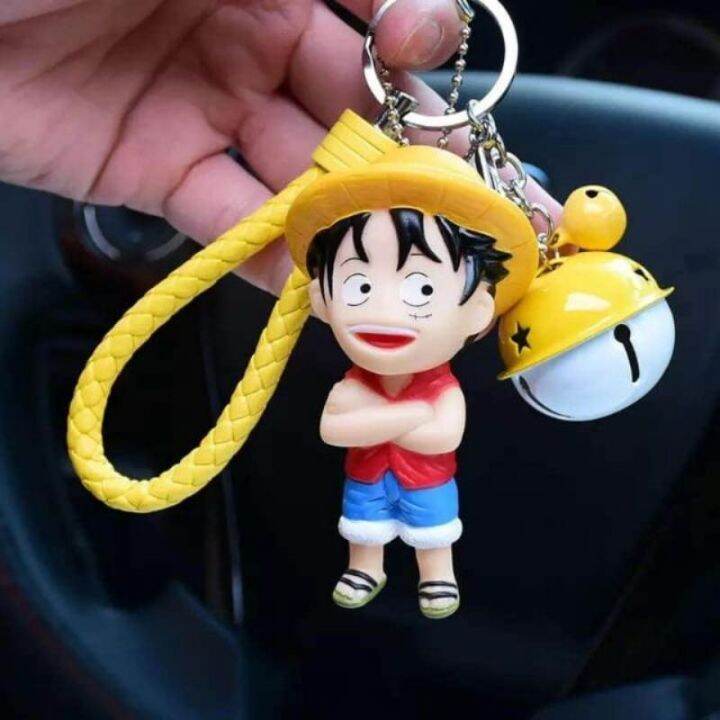 ANIME ONE PIECE LUFFY KEYCHAIN LUFFY FIGURIN KEYCHAIN 塑像 | Lazada
