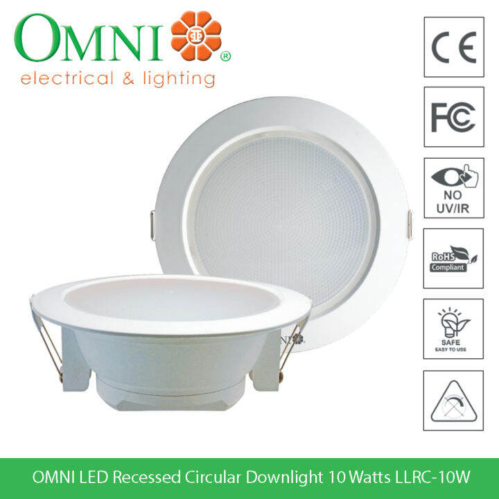 OMNI LED Recessed Circular Downlight 10 Watts Model LLRC-10W | Lazada PH