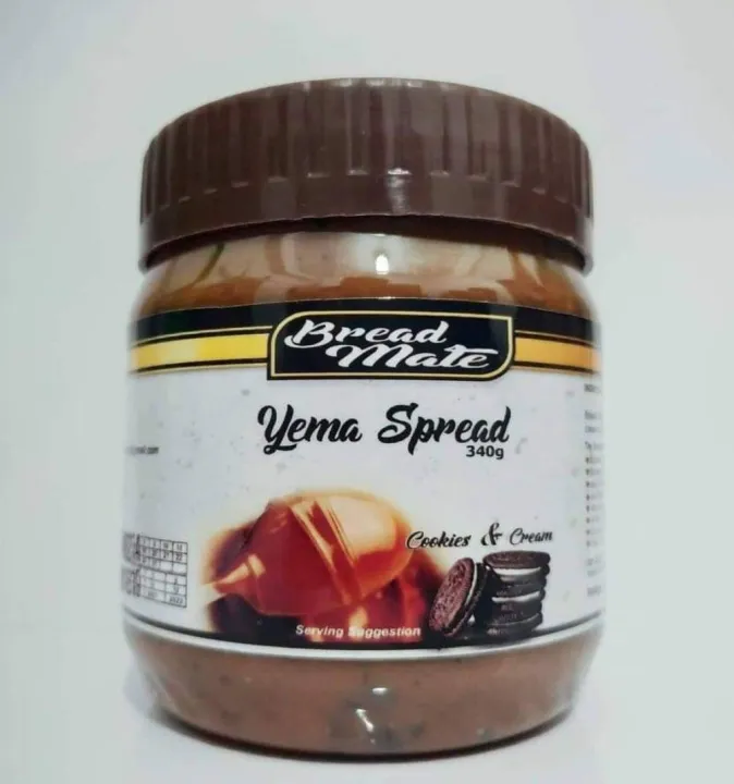Breadmate Yema Spread Cookies n' Cream 340g | Lazada PH
