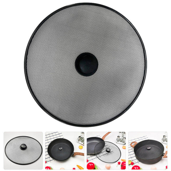 Kokemall Splatter Screen Grease Screen Practical Fry Pan Splatter ...