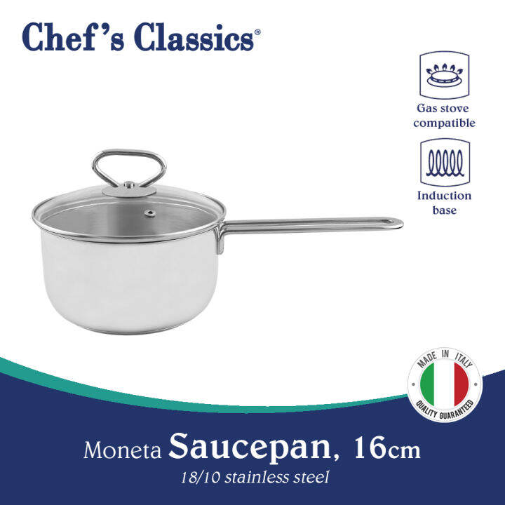 Chef's Classics Moneta Stainless Steel Saucepan, 16cm | Lazada PH