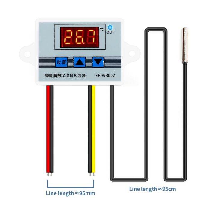 【☑Fast Delivery☑】 lihaoran 12v 24v 220v Professional W3002 Digital Led Temperature Controller ...