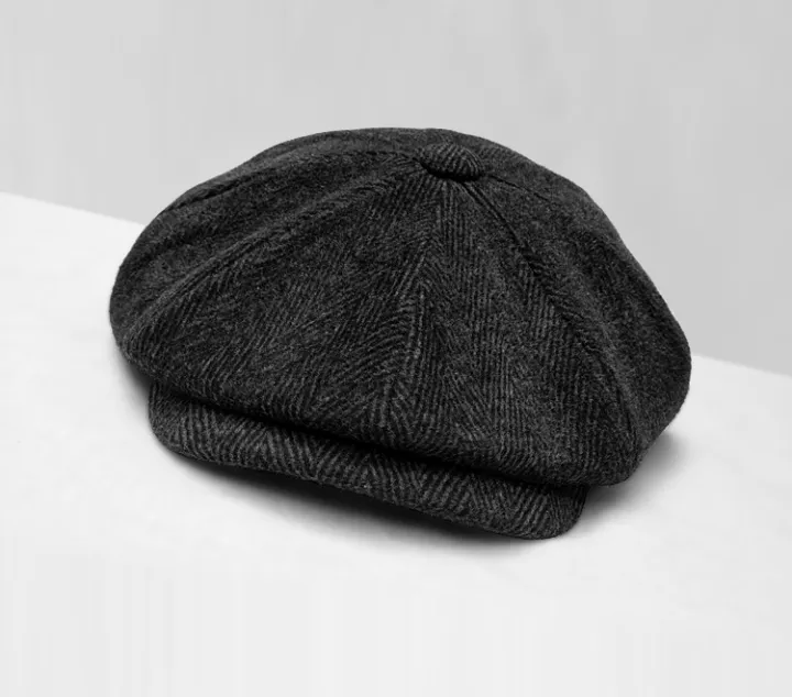 Razor Party Hat Peaky Blinder Octagonal Cap Vintage British Newsboy Cap ...