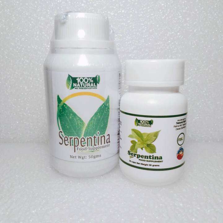 Serpentina Herbal Capsule Original Natural Safe Supplement for Diabetes ...