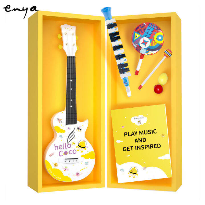 Enya Mini Coco Children's Toy 4-in-1 Music Set Gift Package Includes 21 ...